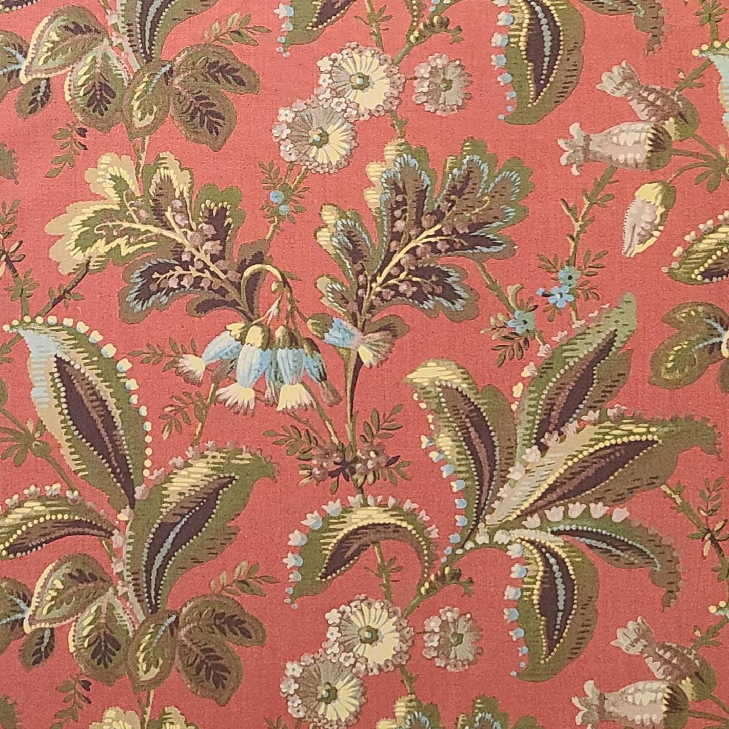 Kashmir V by Sentimental Studios 32331 for Moda-Burnt Orange Fabric/Ol ...