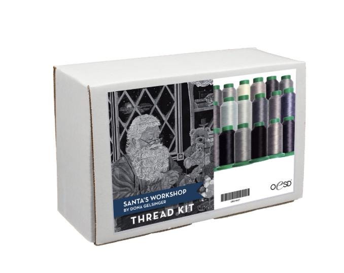 oesd Isacord Thread Kit - Santa's Workshop by Dona Gelsinger – Tx2 ...